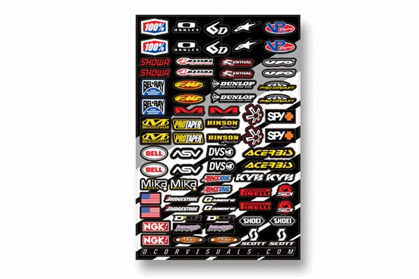 ﾃﾞｶｰﾙ DCOR ｽﾃｯｶｰｷｯﾄ 4mm MISK2 MX LOGOS – Westwood MX DEALER