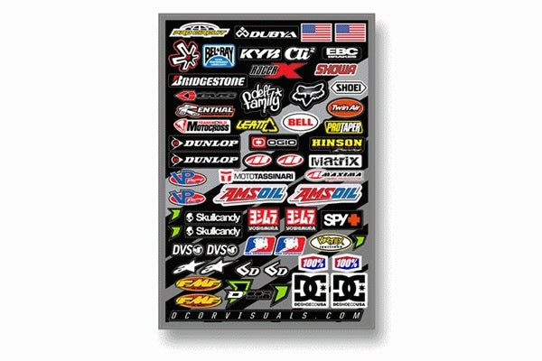 ﾃﾞｶｰﾙ DCOR ｽﾃｯｶｰｷｯﾄ 4mm MISK MX LOGOS – Westwood MX DEALER